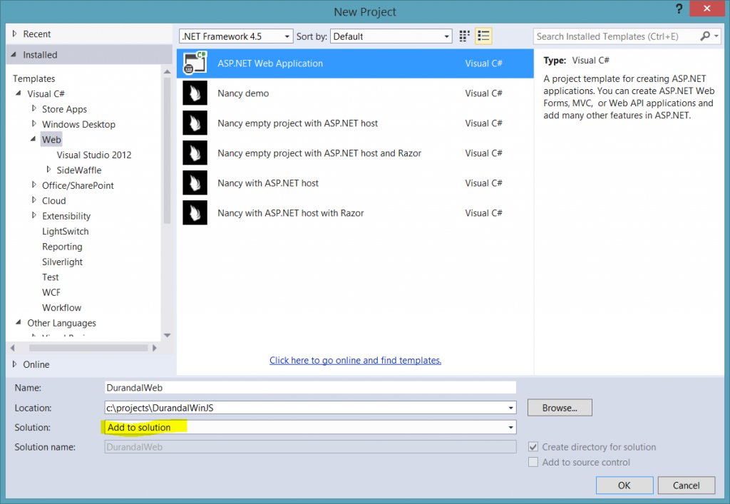 Writing WinJS apps with DurandalJS on Windows 8.1 - Applied Information Sciences