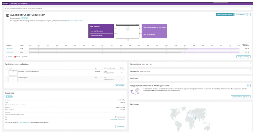 How to Set up a Dynatrace Synthetic Browser Type Monitor - Applied ...