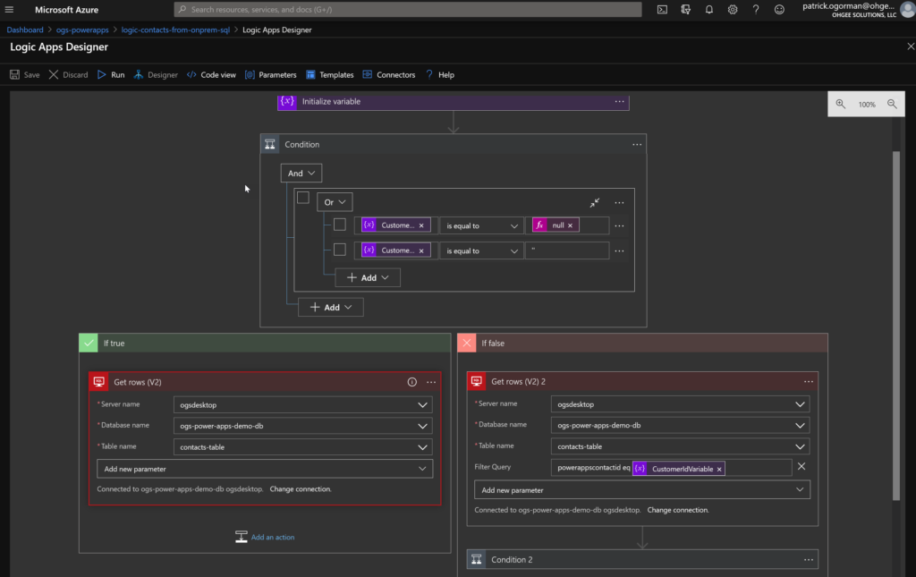 Using An Azure Logic App To Query Data In An On Premises Sql Server