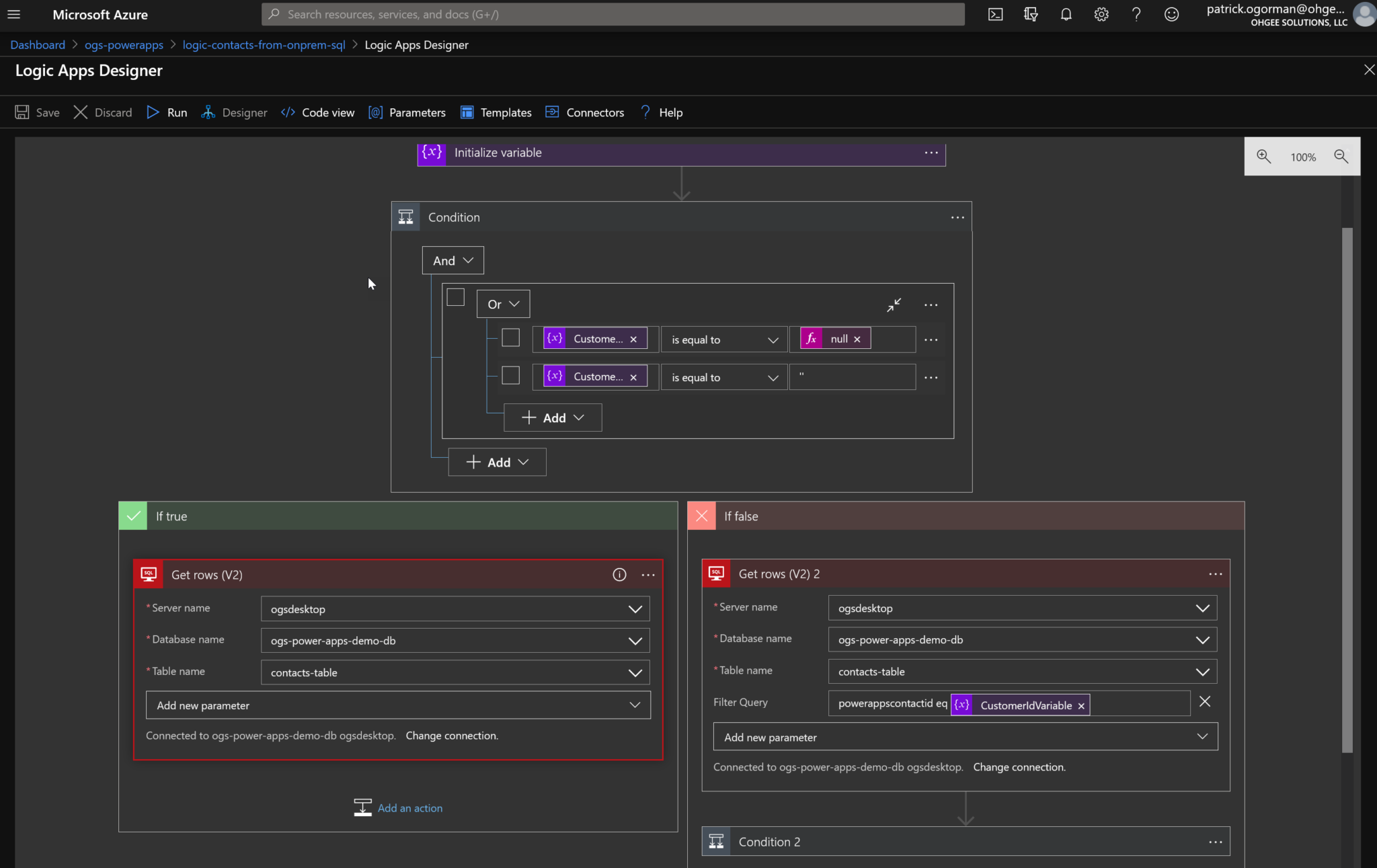 Using An Azure Logic App To Query Data In An On Premises Sql Server