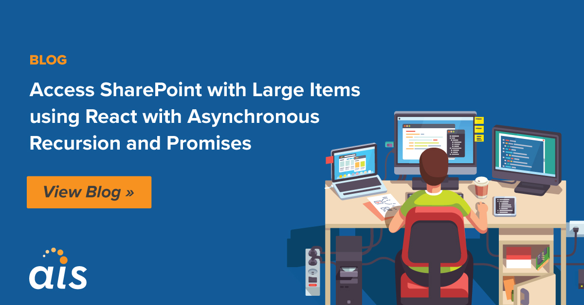 Access Sharepoint With Large Items Using React With Asynchronous