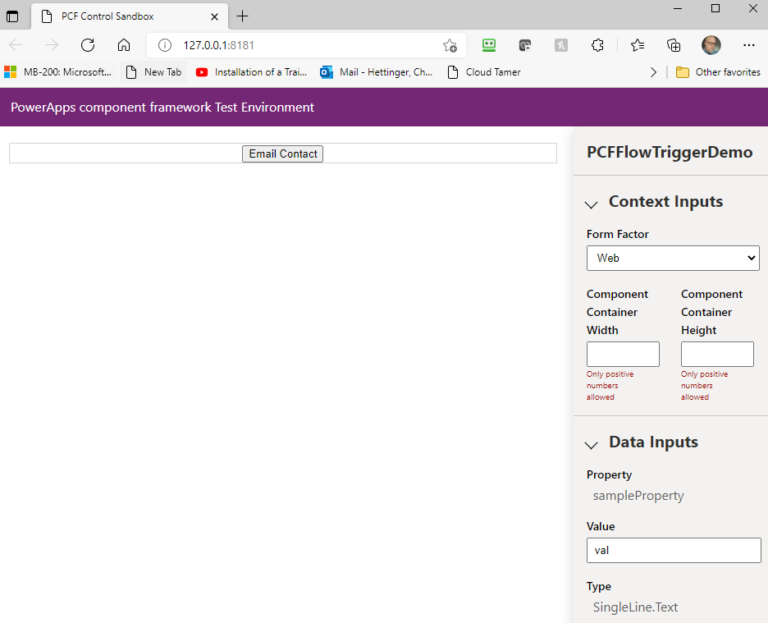 Triggering a Flow with a PCF Control in the Power Platform - Applied ...