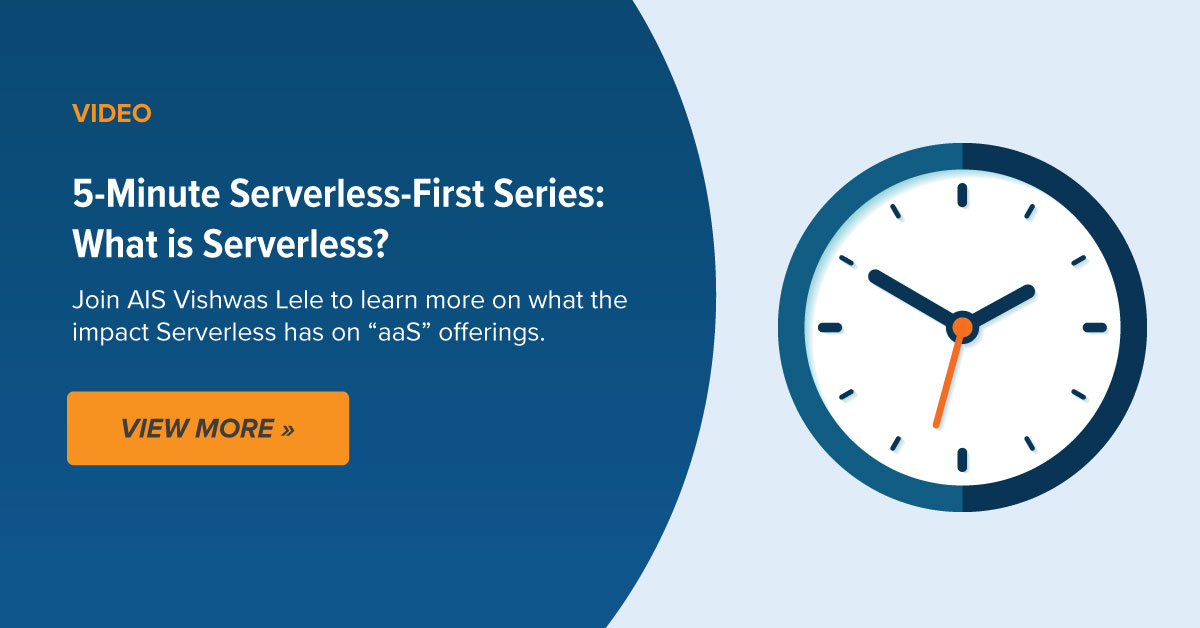 5-Minute Serverless-First Series: What is Serverless? - Applied ...