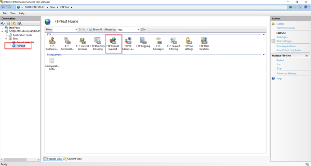 How To Configure Windows Iis Ftp Server Applied Information Sciences