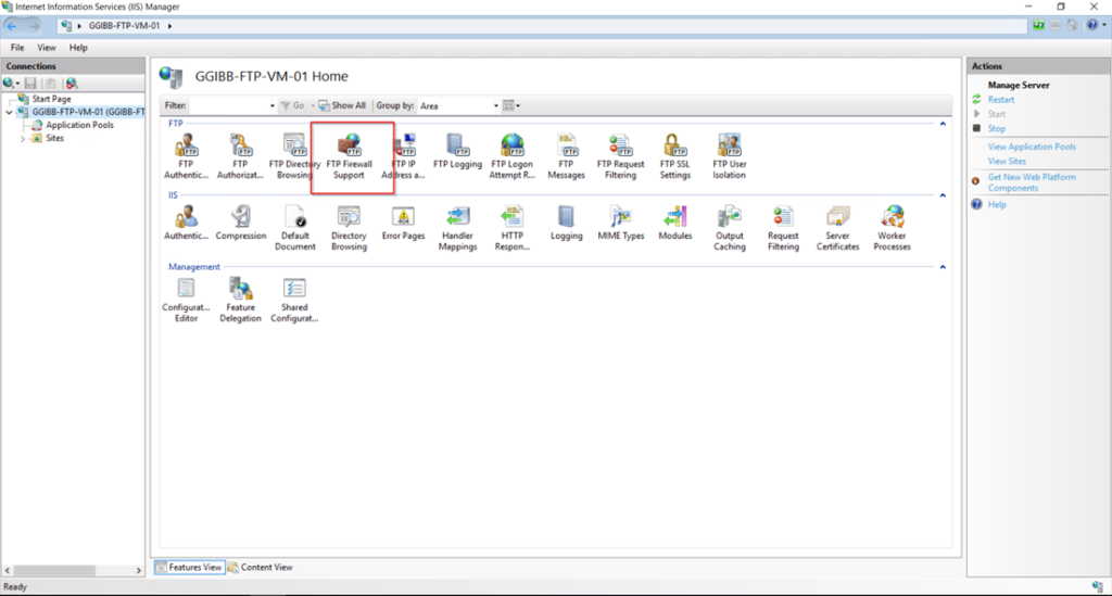 How to Configure Windows IIS FTP Server - Applied Information Sciences
