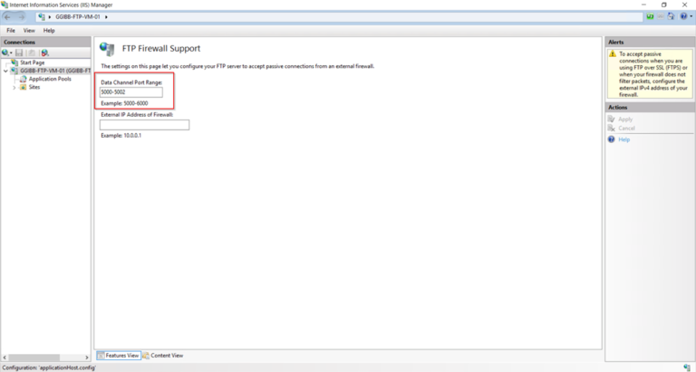 How To Configure Windows Iis Ftp Server Applied Information Sciences