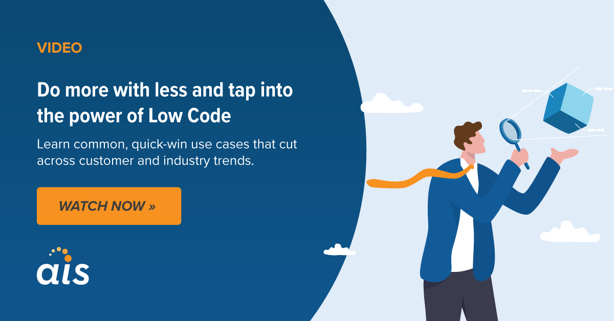 3 Use Cases for Low Code to Drive Business Outcomes - Applied ...