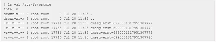 Understanding Pstore: Linux Kernel Persistent Storage File System ... Understanding Pstore: Linux Kernel Persistent Storage File System ...